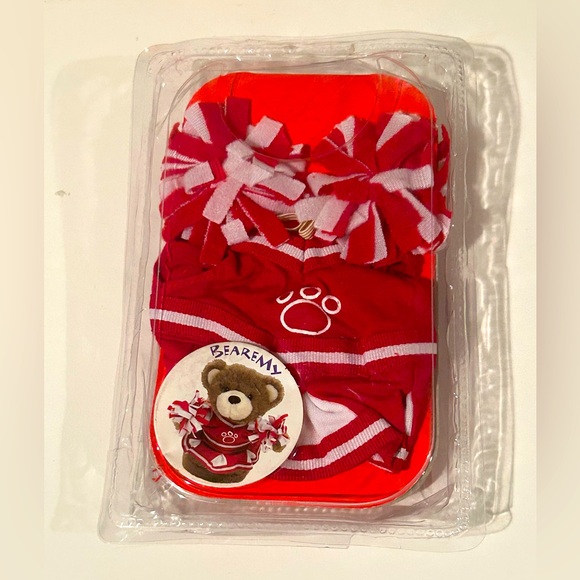 Build-A-Bear | Toys | Buildabearworkshop Slipper Cheerleader Outfit Red ...